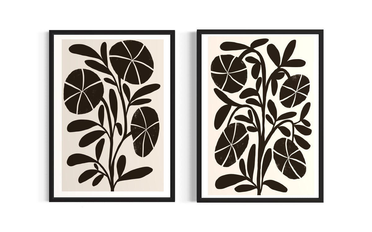Boho B&B no.2 wall art set of 2-SS4 — manzzeli.com