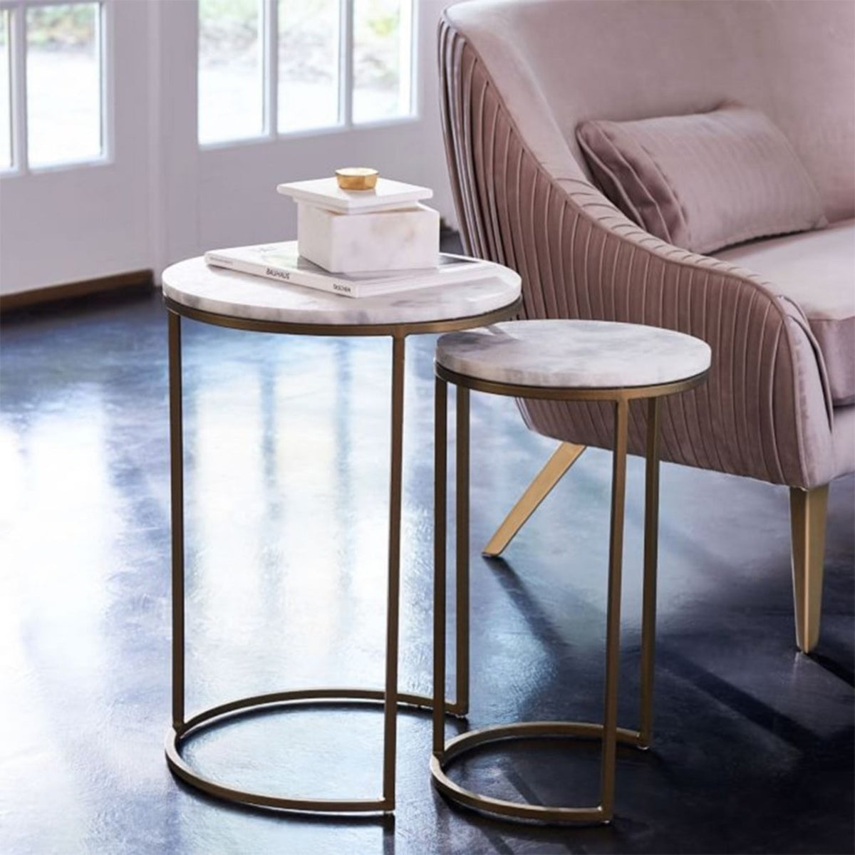 Raven set of 2 side tables - G43 — manzzeli.com